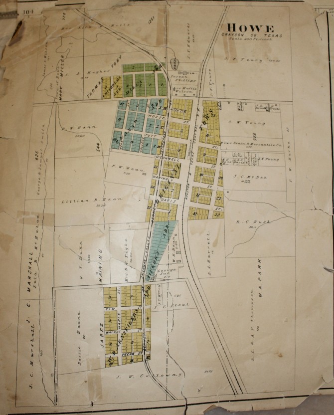 1876 and 1908 Howe maps - The Howe Enterprise