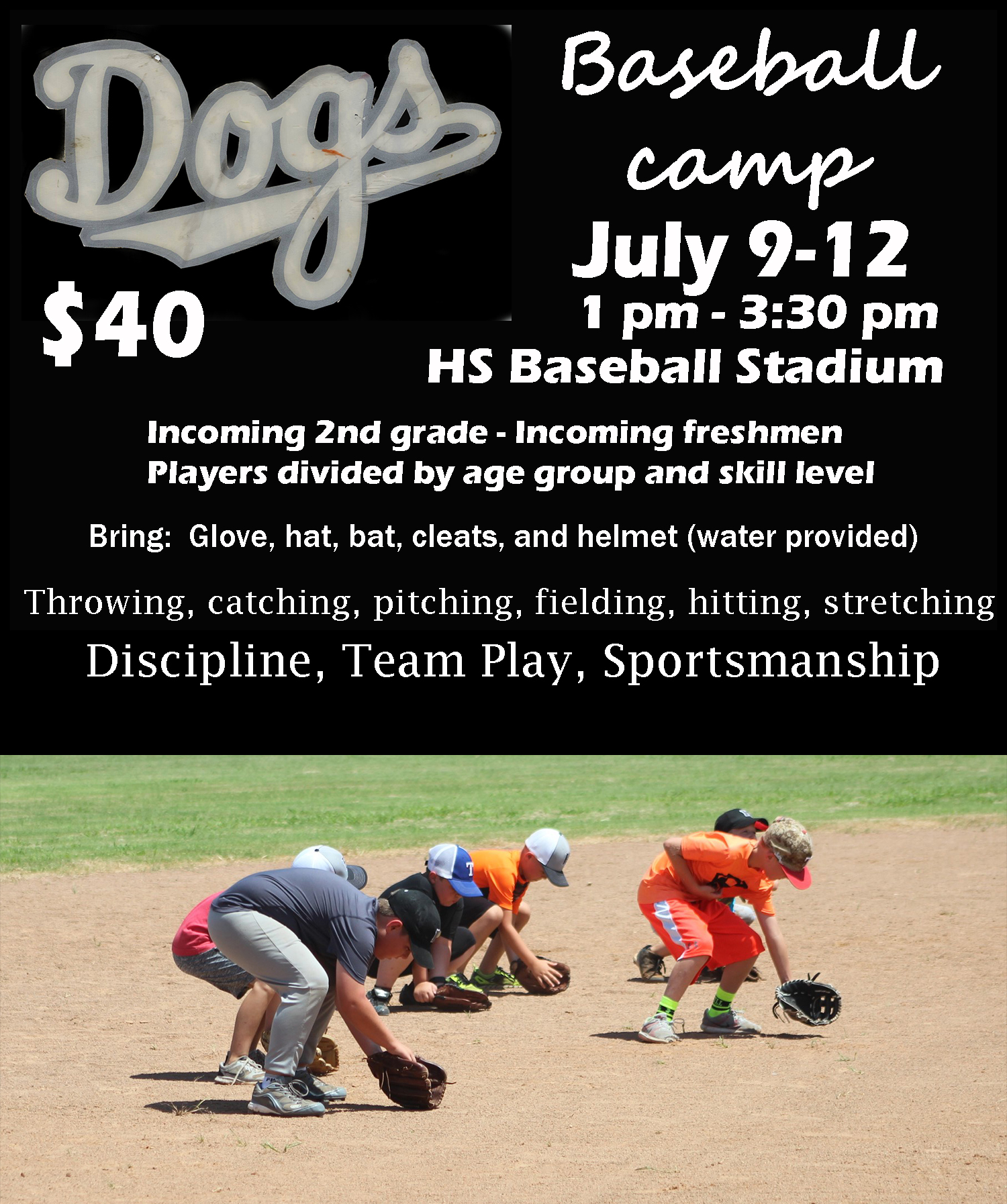 2018 0709 Howe Bulldogs Baseball Camp - The Howe Enterprise