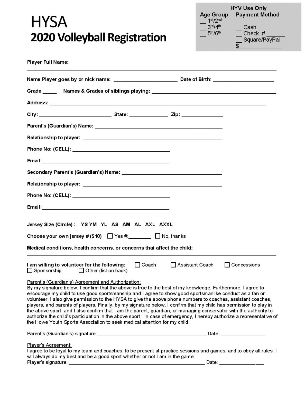 2020-Volleyball-Registration-Form-page-001 - The Howe Enterprise